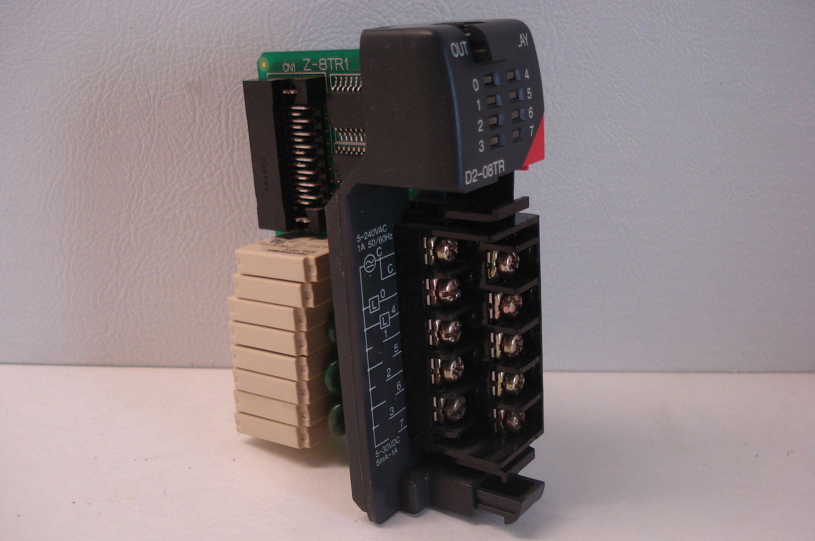 USED AUTOMATION DIRECT D2-08TR OUTPUT MODULE D208TR - SB Industrial ...