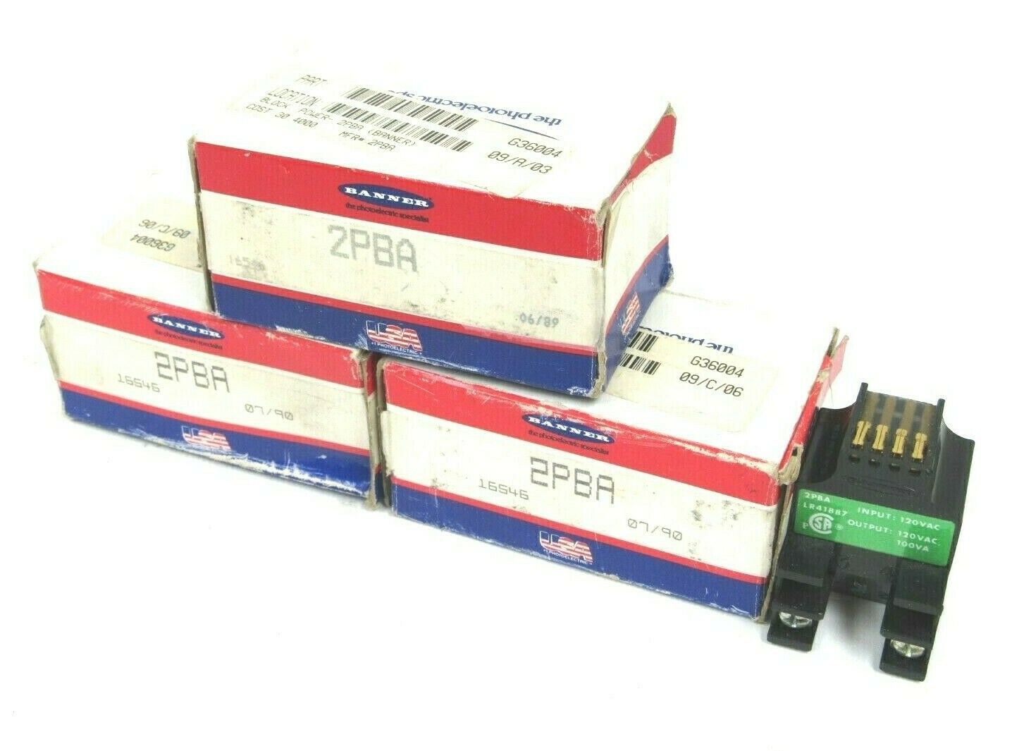 LOT OF 4 NEW BANNER 2PBA POWER BLOCKS - SB Industrial Supply, Inc.