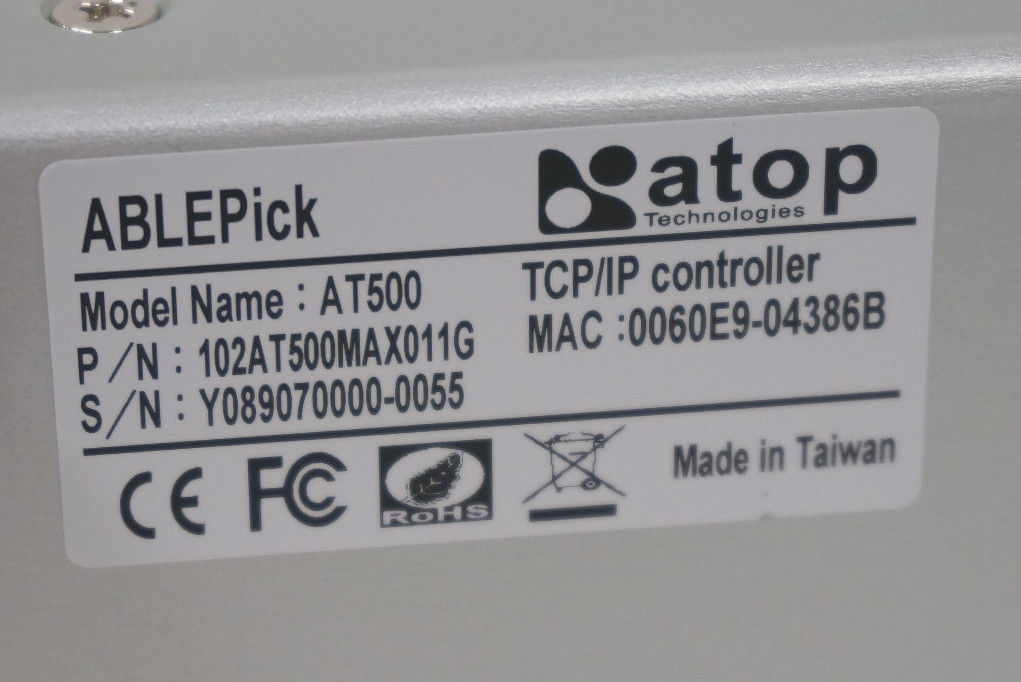 NEW ATOP TECH. AT500 TCP/IP CONTROLLER 102AT500MAX011G, 1P2AT500MAX001G - SB Industrial Supply, Inc.
