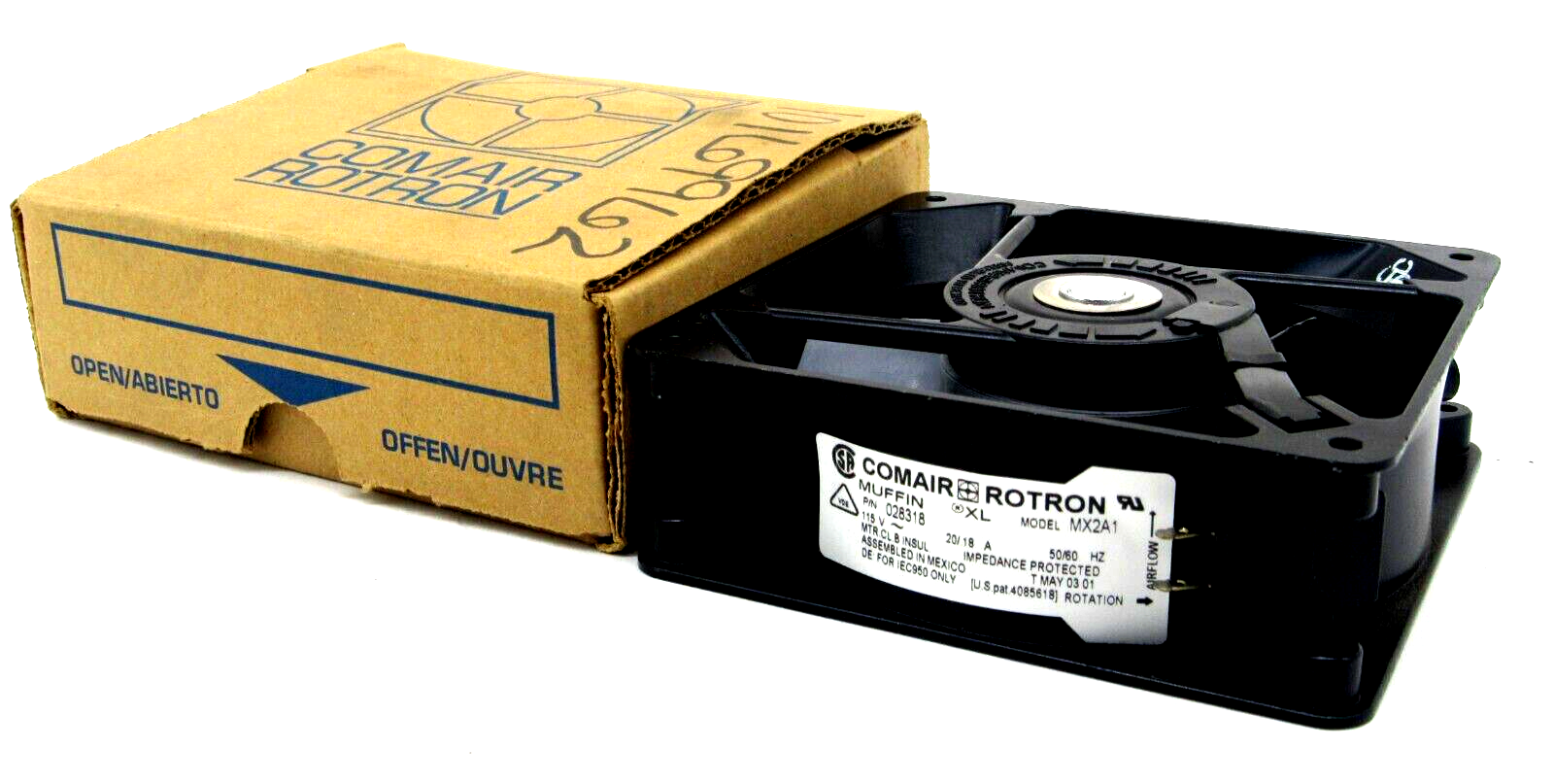 NEW COMAIR ROTRON MX2A1 AXIAL FAN - SB Industrial Supply, Inc.