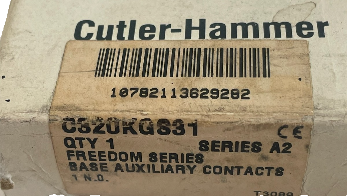 NEW CUTLER HAMMER C320KGS31 BASE AUXILIARY CONTACT - SB Industrial ...