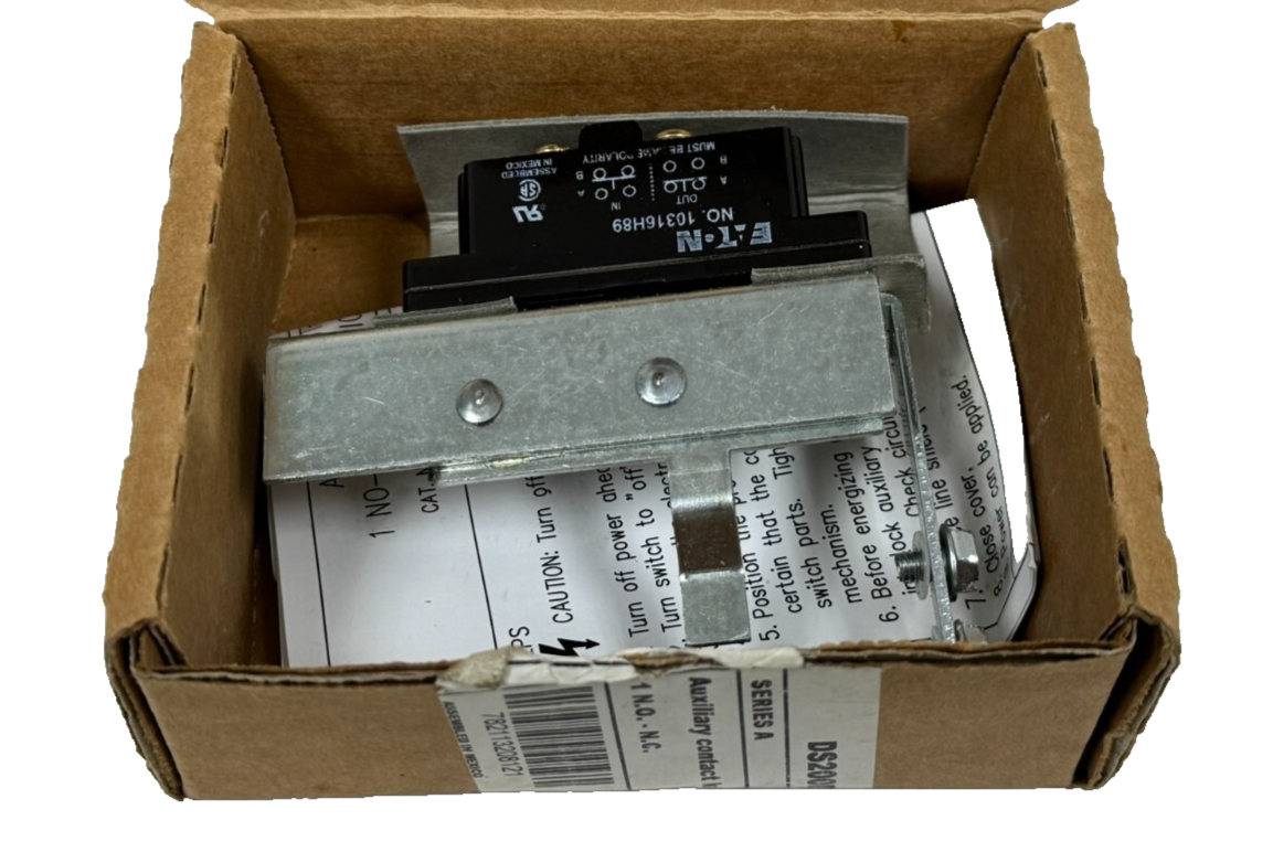 NEW EATON DS200EK1 AUXILIARY CONTACT KIT SER. A 10316H89 - SB ...