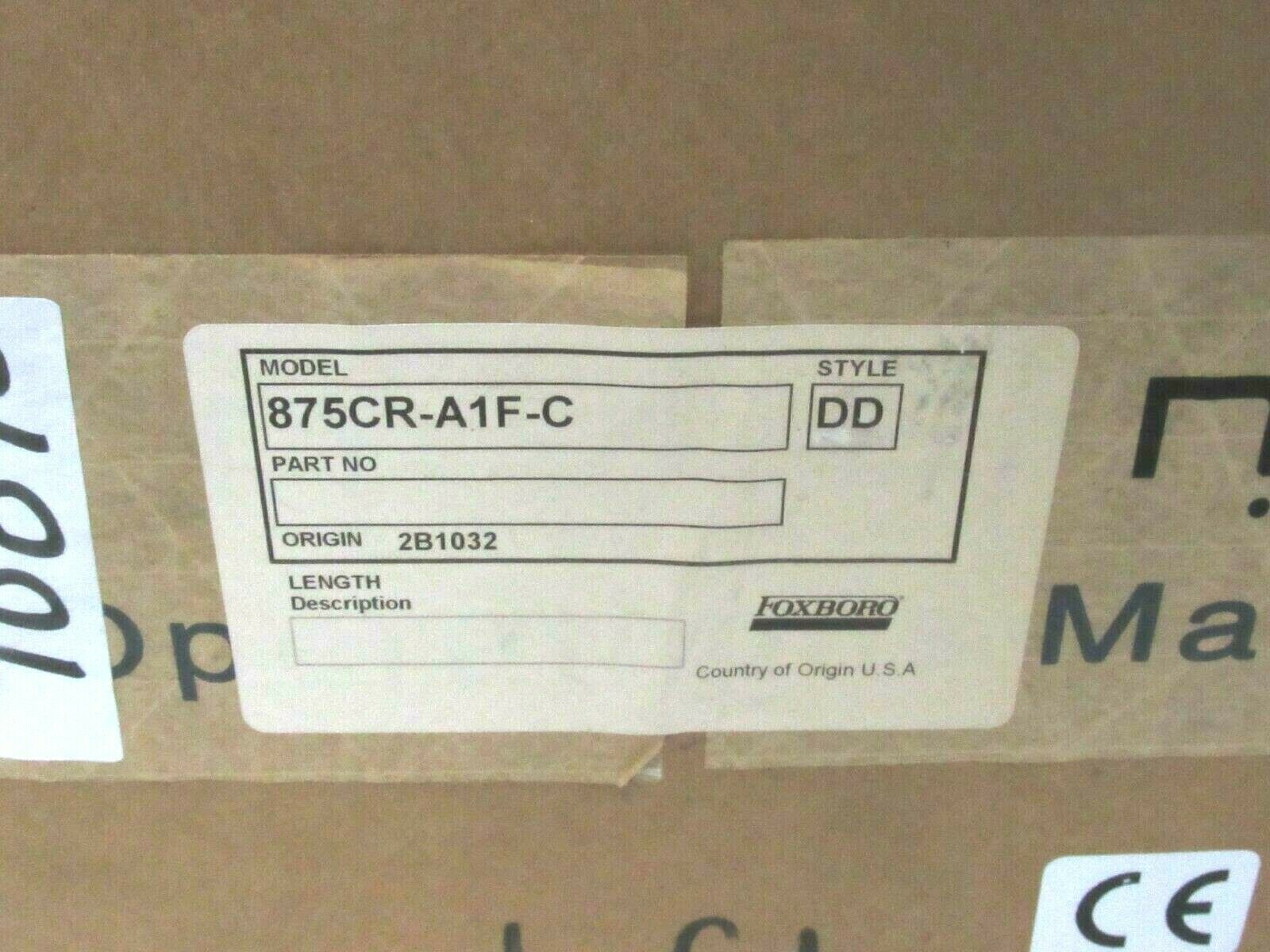 NEW FOXBORO 875CR-A1F-C DD ANALYZER 875CRA1FC 875CR - SB Industrial Supply, Inc.