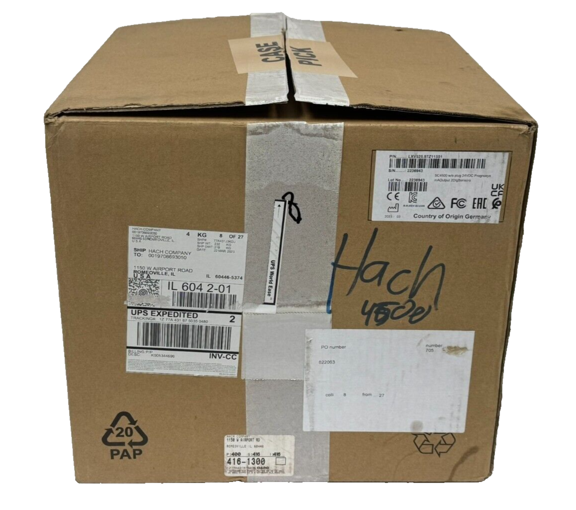 NEW HACH LXV525.97Z11551 PROGNOSYS CONTROLLER SC4500 W/O PLUG - SB ...