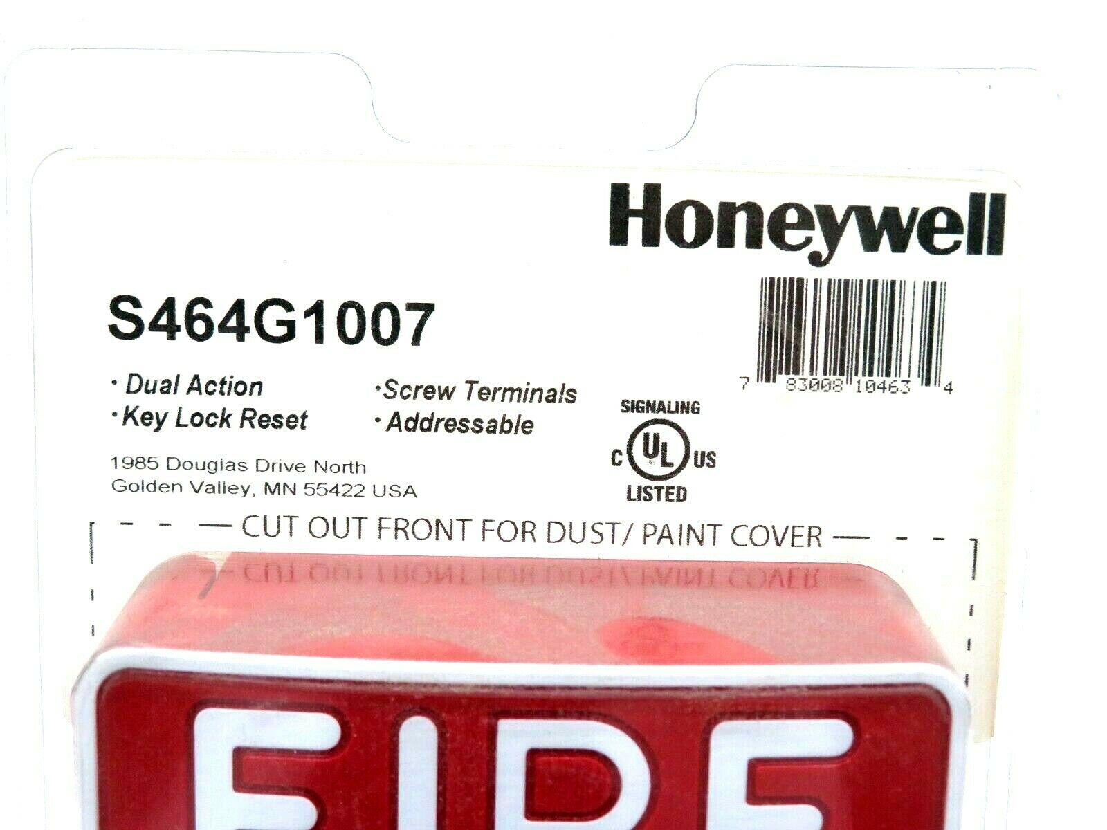 NEW HONEYWELL S464G1007 FIRE ALARM PULL STATION - SB Industrial Supply ...