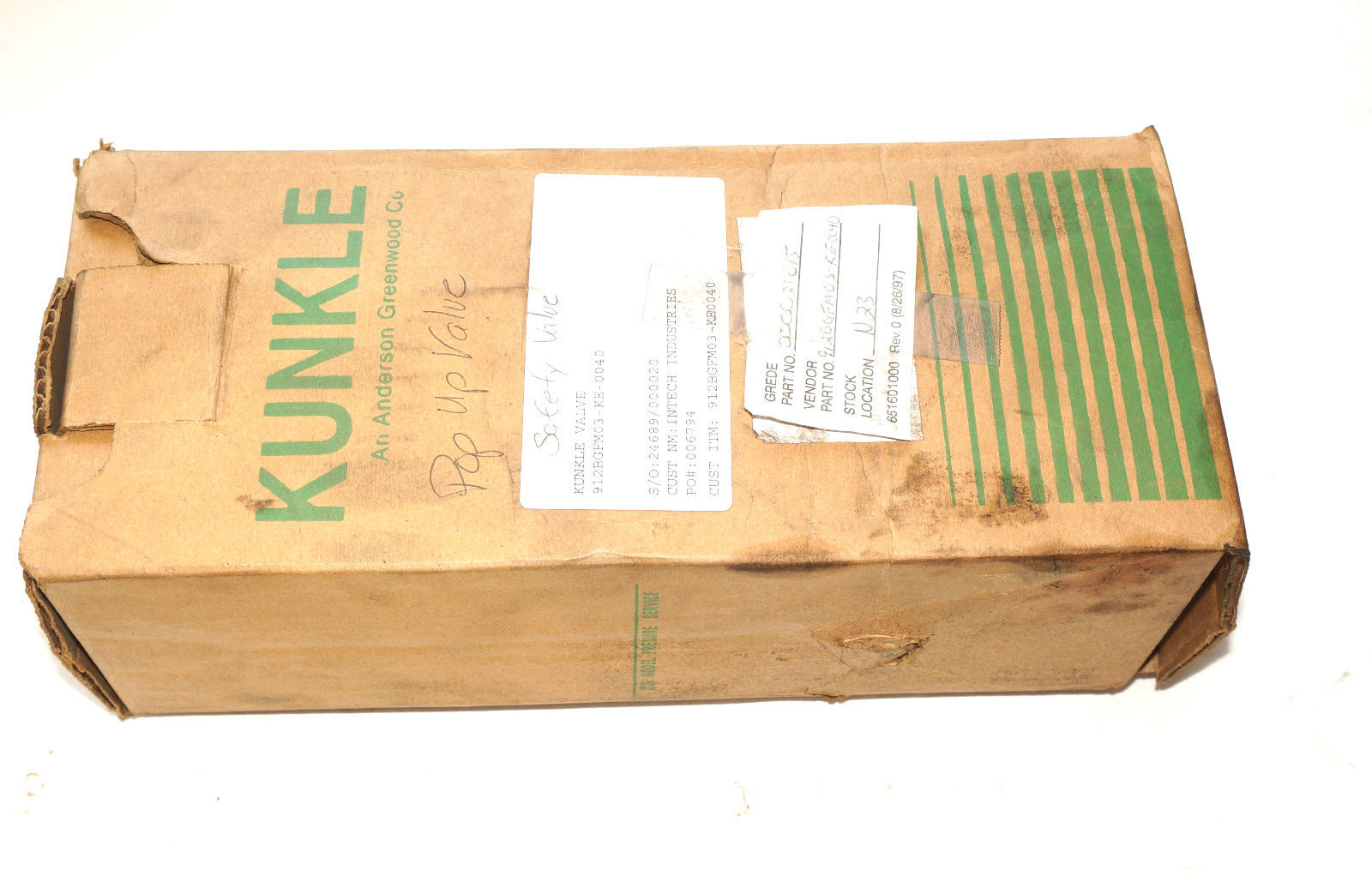 NEW KUNKLE 912BGFM03-KE-0040 VALVE - SB Industrial Supply, Inc.