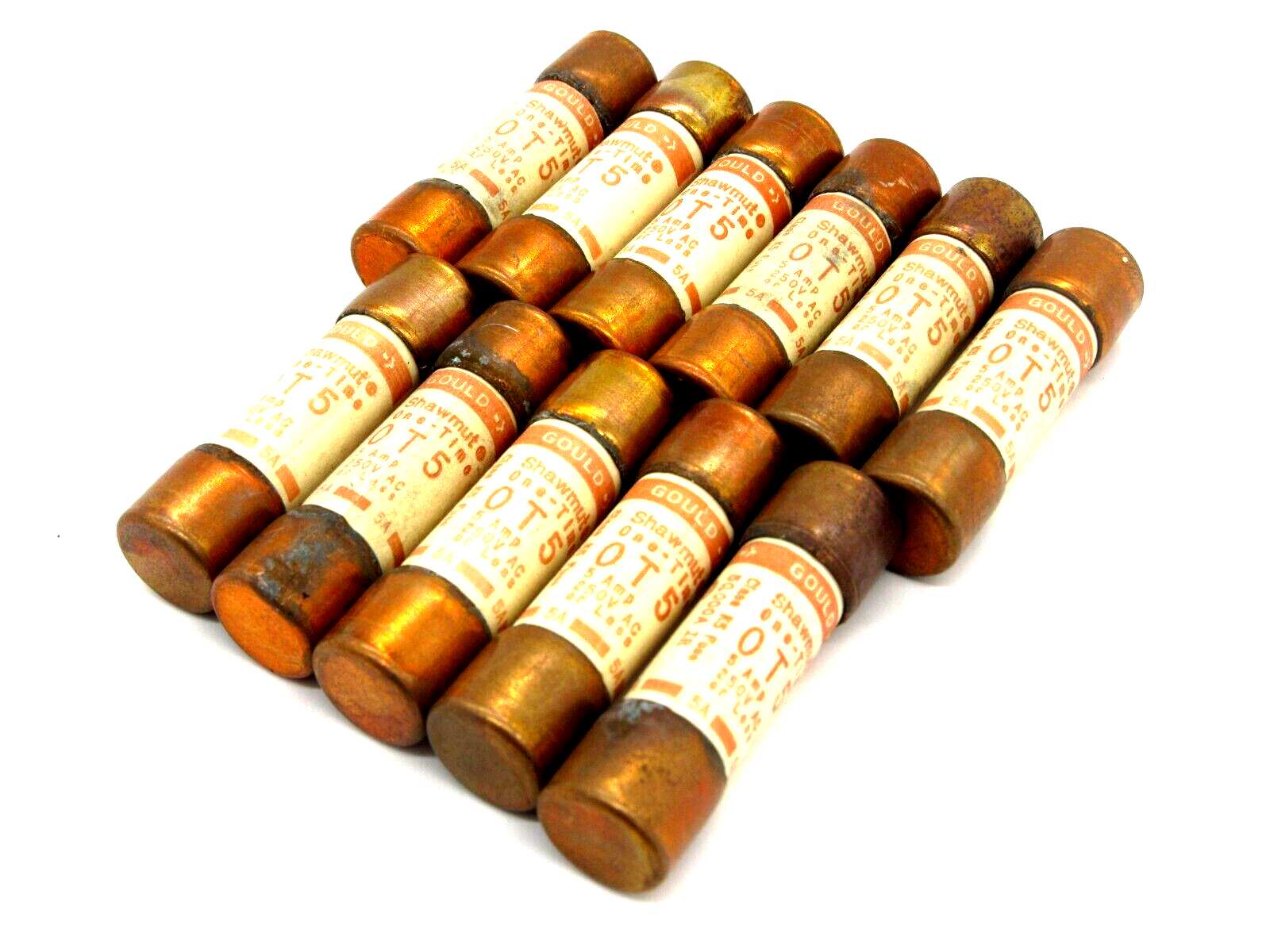 NEW LOT OF 11 SHAWMUT GOULD OT5 FUSES - SB Industrial Supply, Inc.