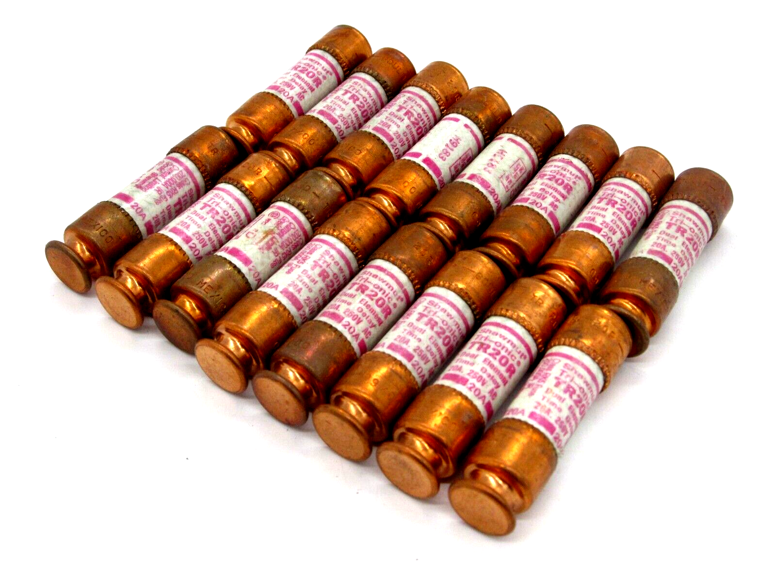 NEW LOT OF 16 SHAWMUT TRIONIC TR20R FUSES - SB Industrial Supply, Inc.