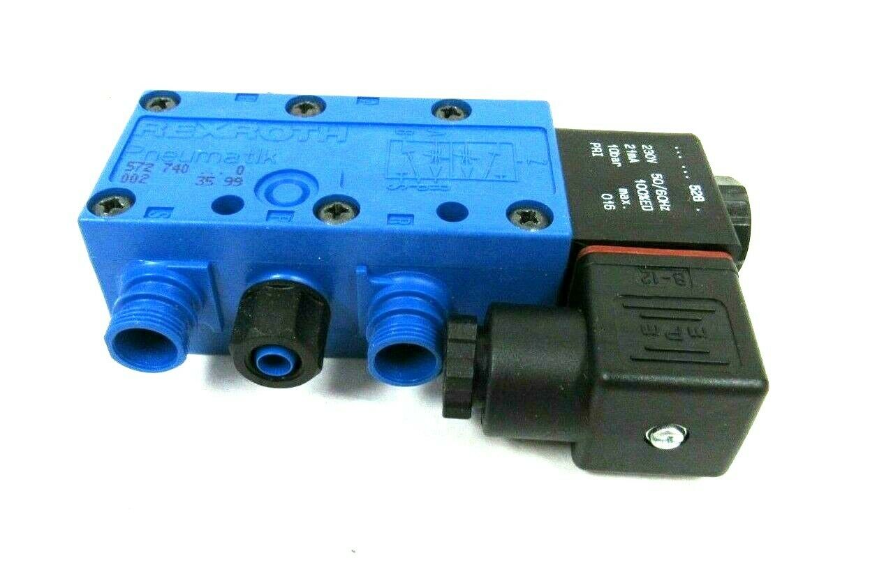 NEW REXROTH 572-740-5280 SOLENOID VALVE TYPE 740 5727405280 - SB ...