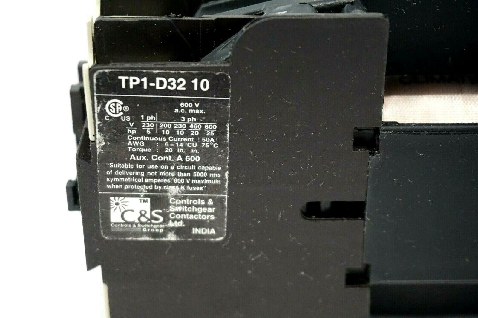NEW TC TP1-D3210-BD CONTACTOR TP1D3210BD - SB Industrial Supply, Inc.