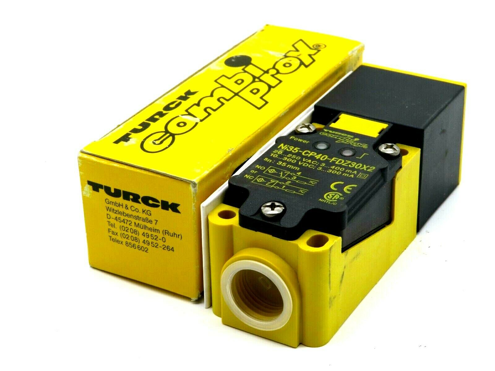 NEW TURCK NI35-CP40-FDZ30X2 INDUCTIVE SENSOR NI35CP40FDZ30X2 - SB ...