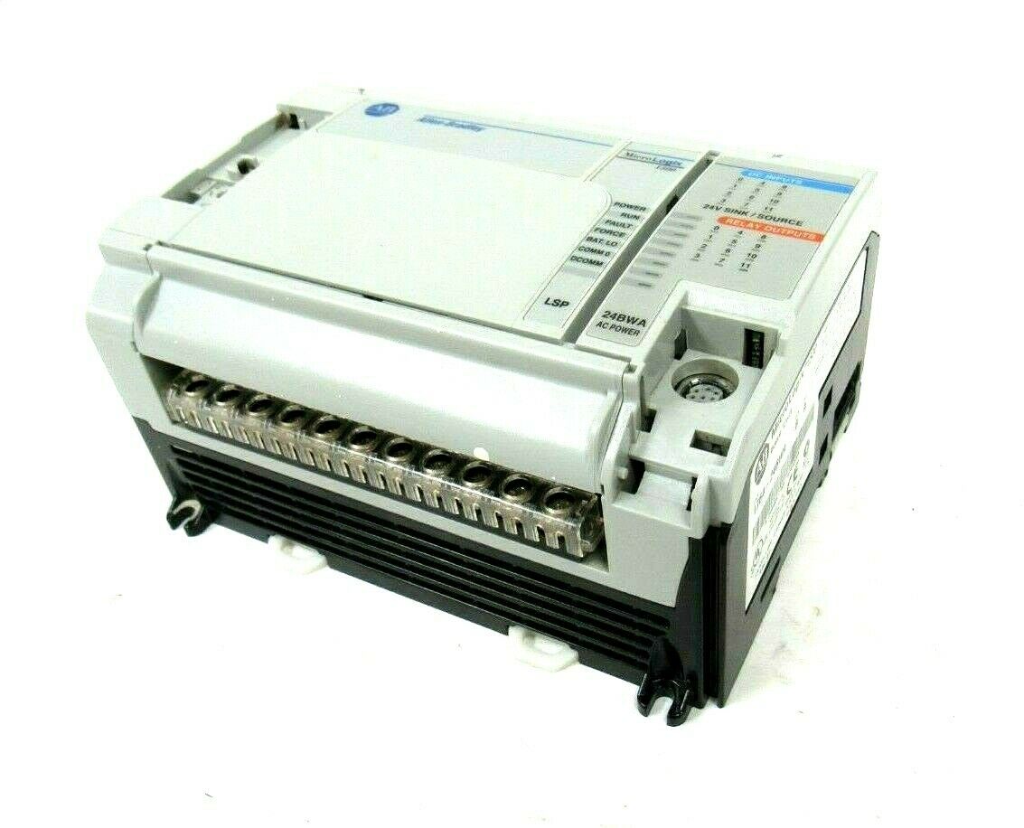 USED ALLEN BRADLEY 1764-24BWA MICROLOGIX 1500 BASE SER B REV A 1764-LSP ...