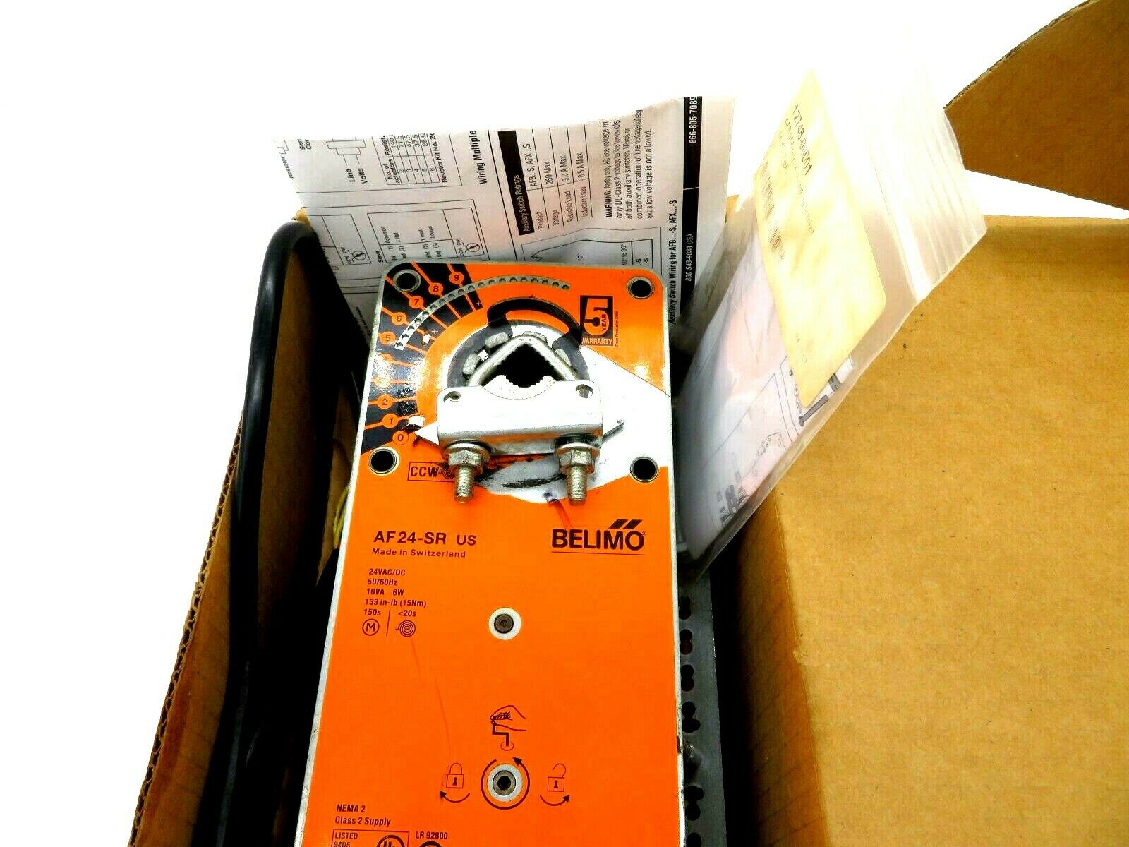 USED BELIMO AFB24-SR DAMPER ACTUATOR 24VAC/DC AFB24SR - SB Industrial ...