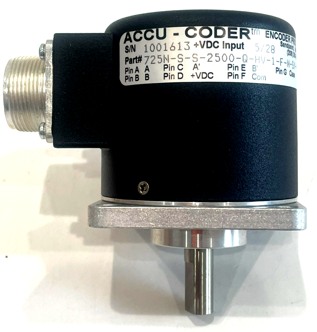 NEW ACCU-CODER 725N-S-S-2500-Q-HV-1-F-N-SY-Y-CE ENCODER ...
