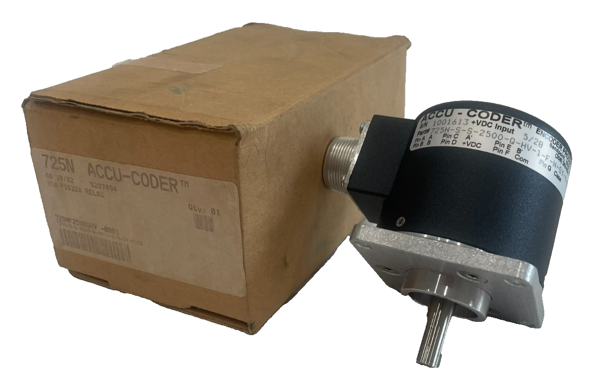 NEW ACCU-CODER 725N-S-S-2500-Q-HV-1-F-N-SY-Y-CE ENCODER ...