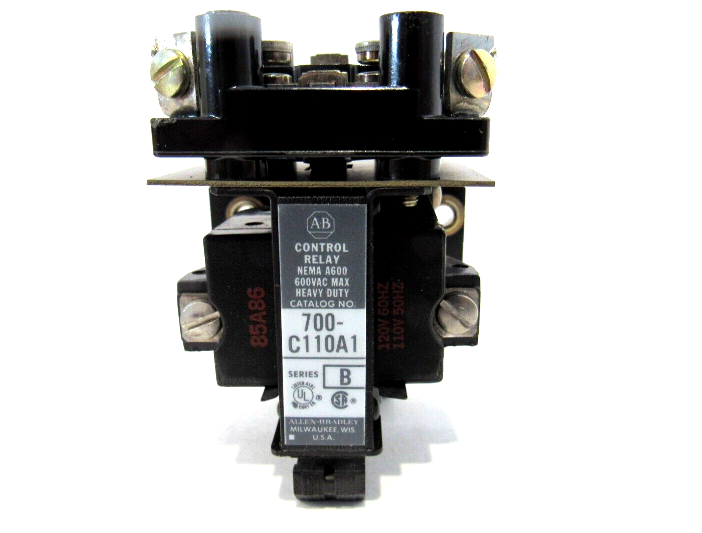 NEW ALLEN BRADLEY 700-C110A1 AC RELAY SER.B 700C110A1 - SB Industrial ...