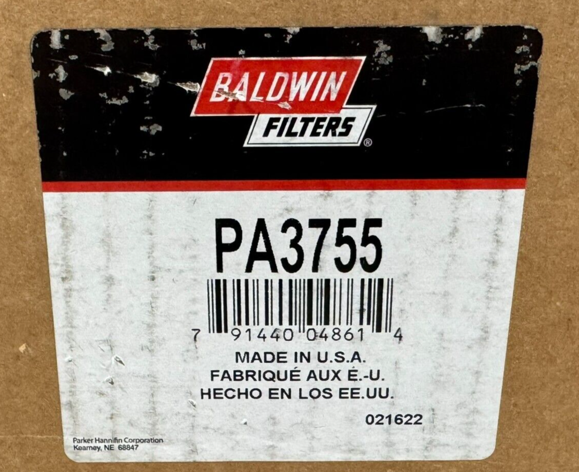 NEW BALDWIN FILTERS PA3755 OUTER AIR ELEMENT FILTER - SB Industrial ...