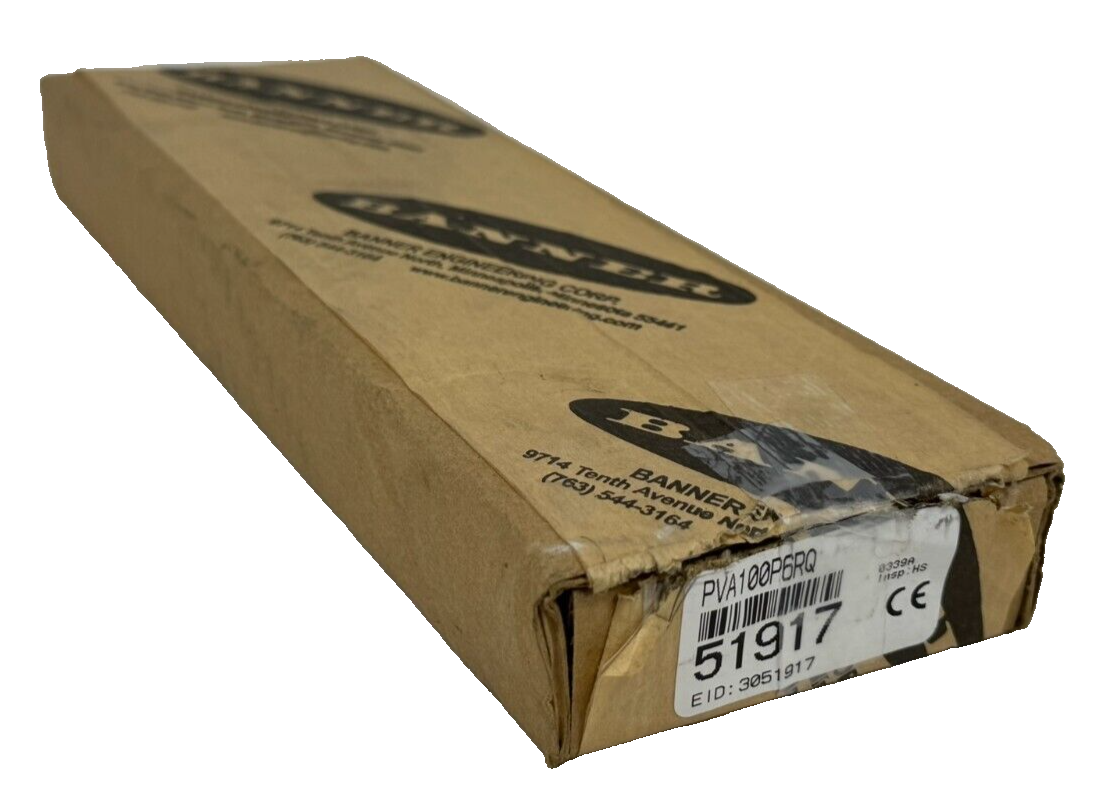 NEW BANNER PVA100P6RQ LIGHT ARRAY RECEIVER 51917 - SB Industrial Supply ...