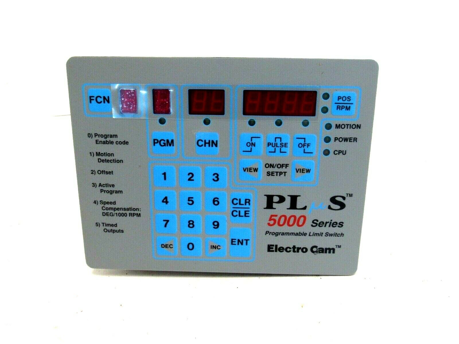 NEW ELECTRO CAM PS-5121-10-M09 PROGRAMMABLE LIMIT SWITCH 5000 SERIES ...
