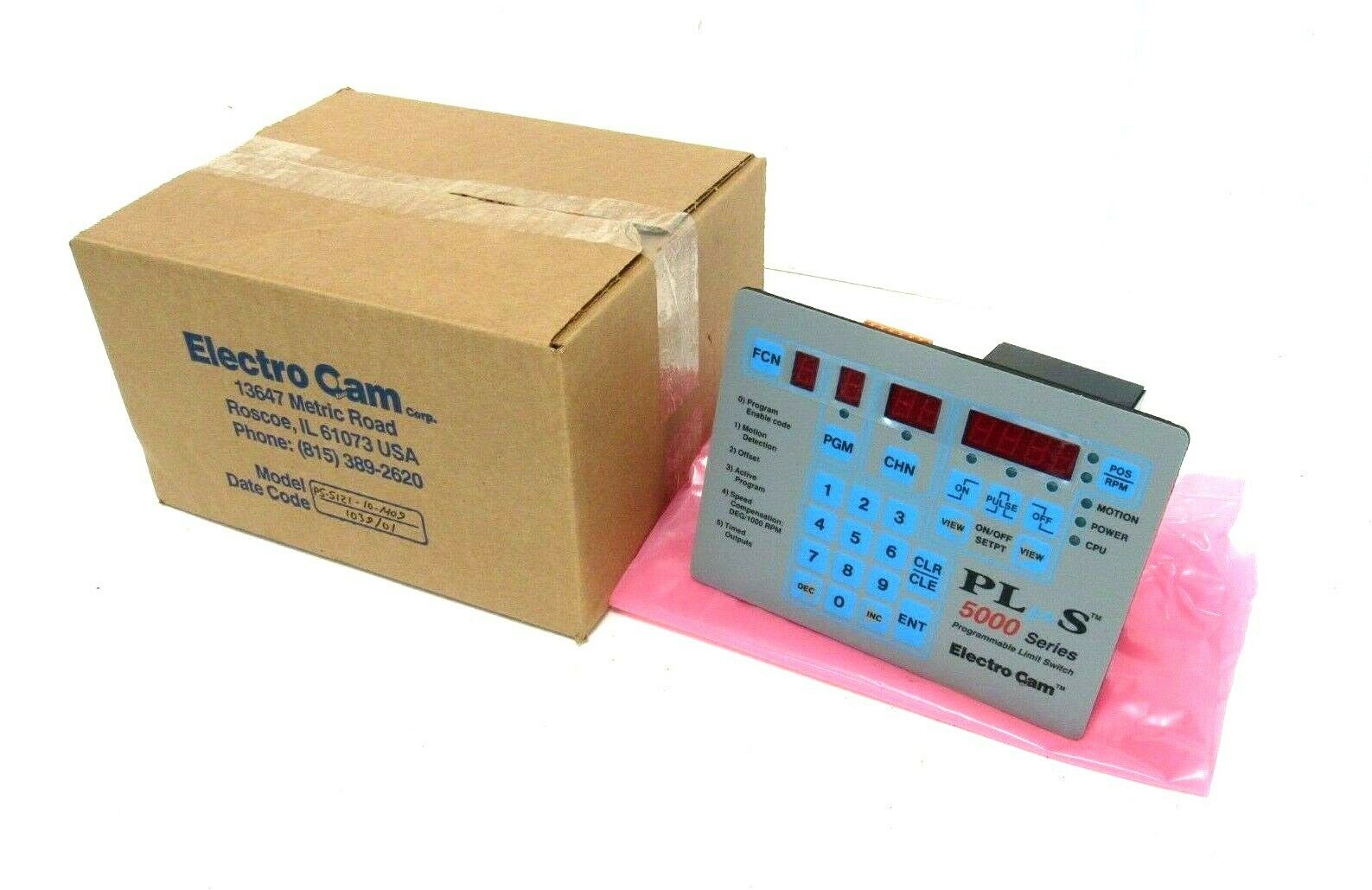 NEW ELECTRO CAM PS-5121-10-M09 PROGRAMMABLE LIMIT SWITCH 5000 SERIES ...