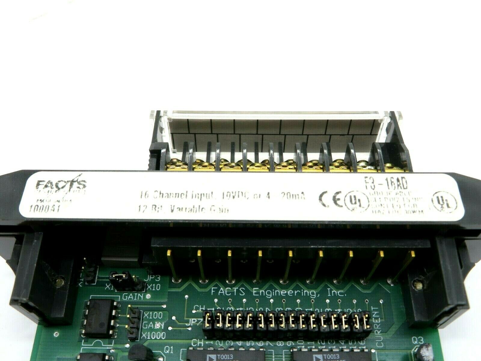 NEW FACTS ENGINEERING F3-16AD ANALOG INPUT MODULE F316AD - SB Industrial Supply, Inc.