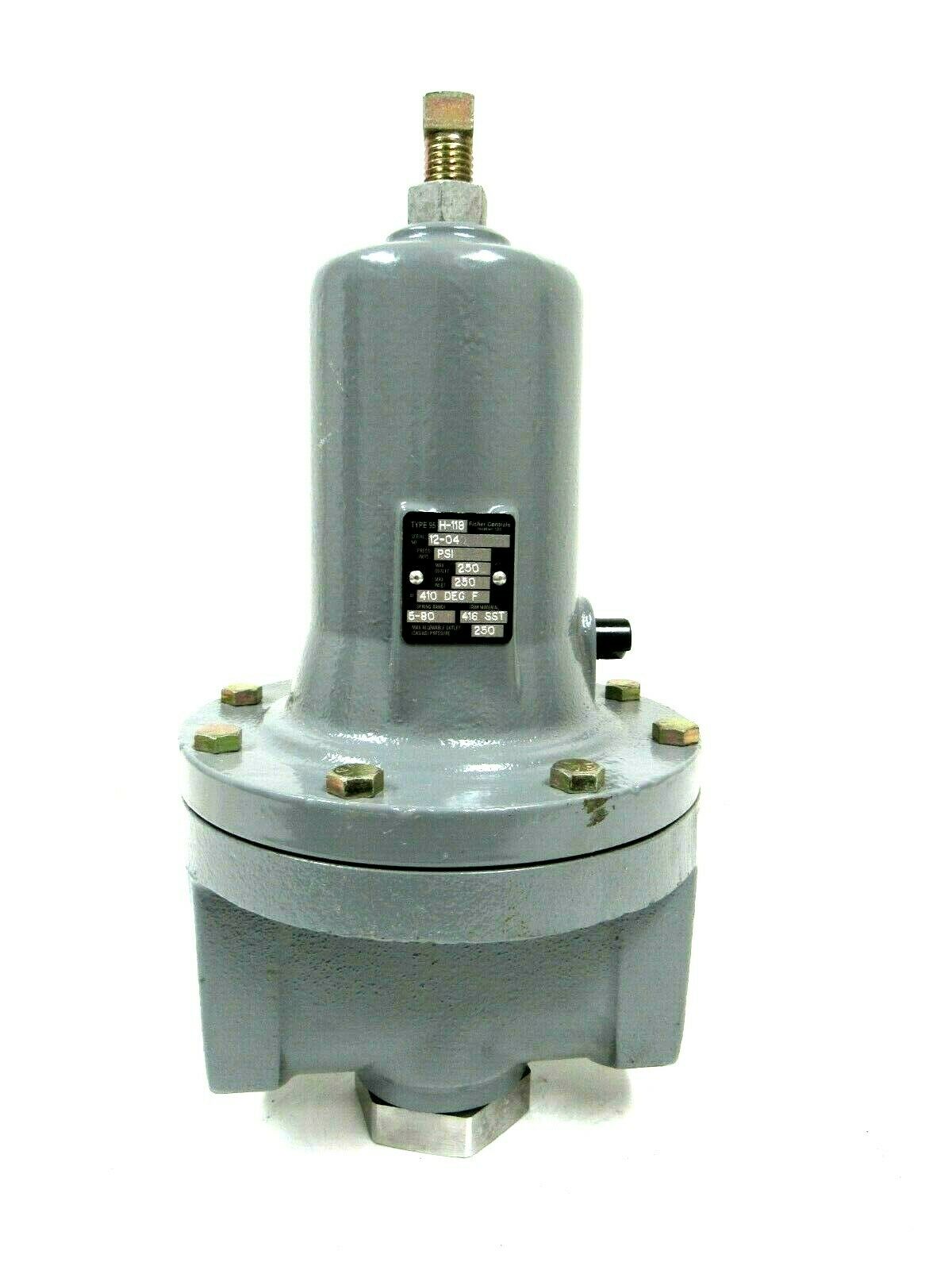NEW FISHER CONTROLS 95-H-118 PRESSURE REGULATOR 95H118 - SB Industrial ...