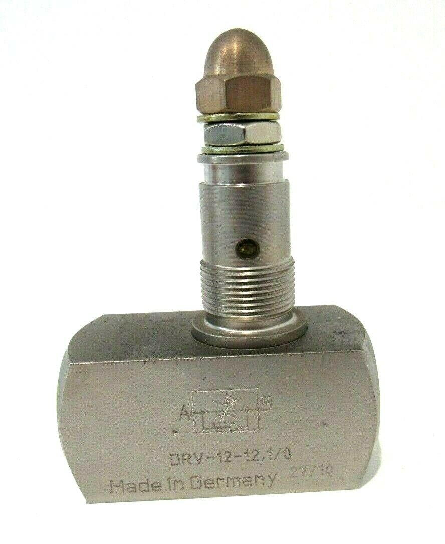 NEW HYDAC DRV-12-12.-1/0 FLOW CONTROL VALVE DRV121210 - SB Industrial ...