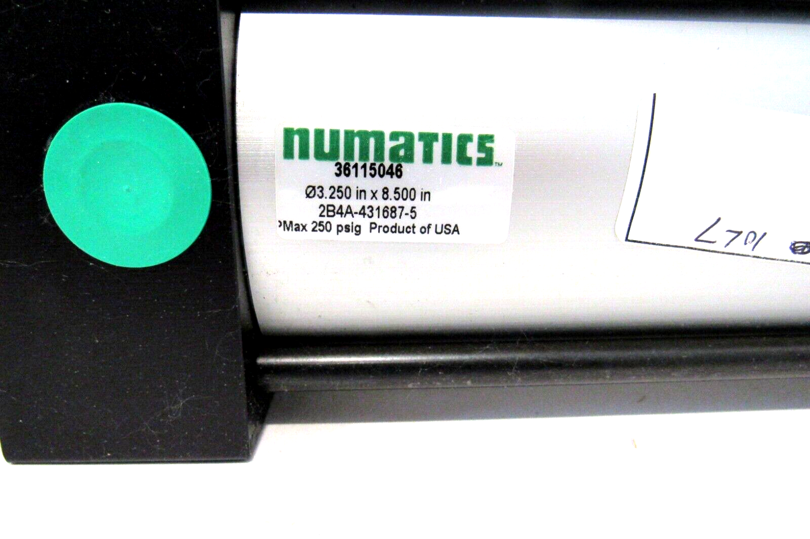 NEW NUMATICS CYLINDER 2B4A-431687-5 CYLINDER 36115046 2B4A4316875 - SB ...