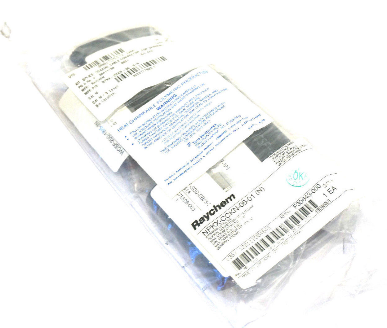 NEW RAYCHEM NPKX-CCKN-06-01 (N) COAXIAL SPLICE KIT NPKXCCKN0601 - SB ...