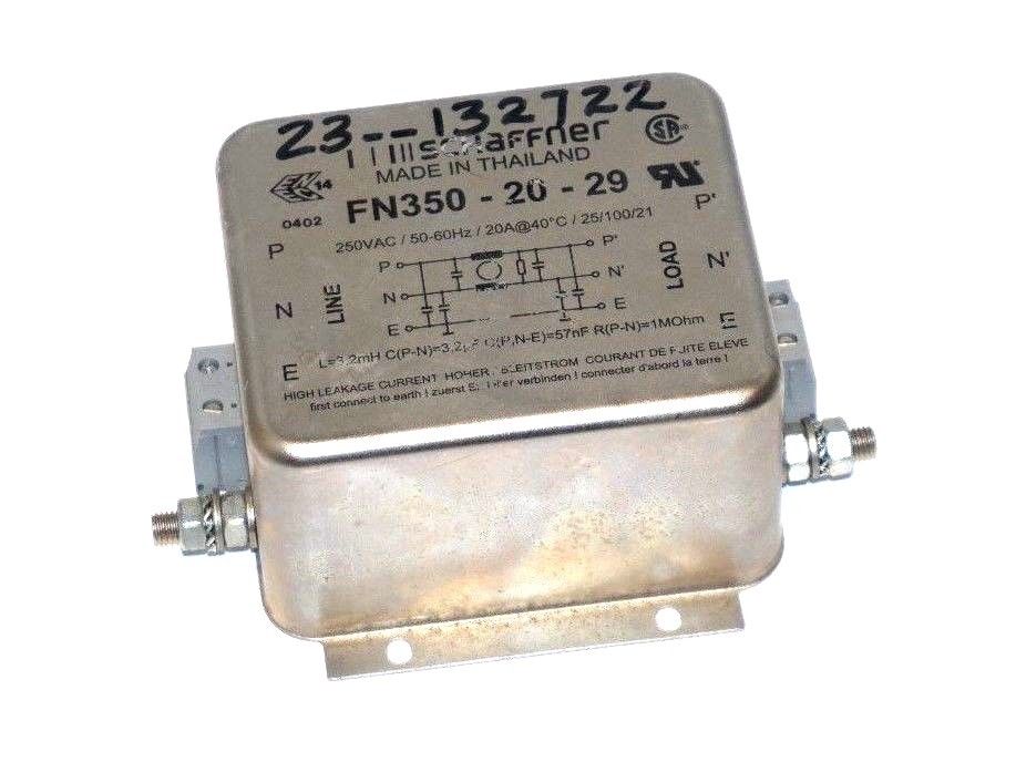NEW SCHAFFNER FN350-20-29 POWER LINE FILTER FN3502029 - SB Industrial ...