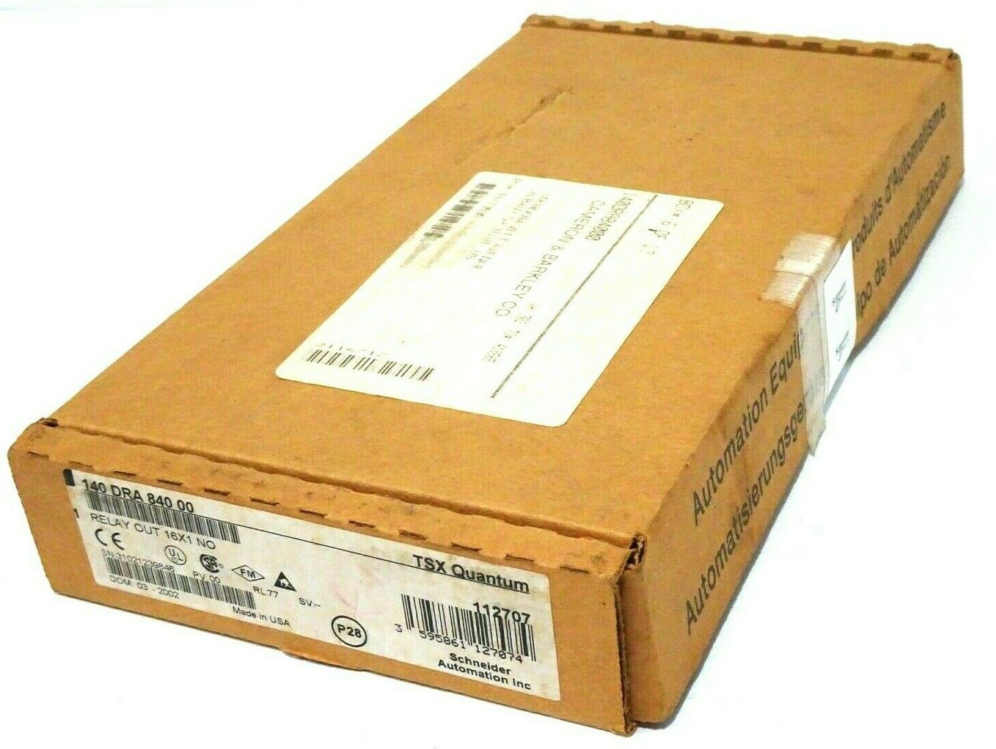 NEW SEALED SCHNEIDER ELECTRIC 140-DRA-840-00 RELAY OUTPUT MODULE ...