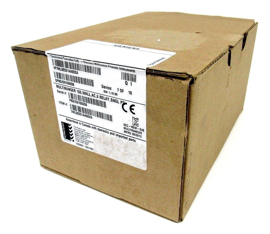 NEW SEALED SIEMENS 7ML50331AA002A MULTIRANGER 100 ULTRASONIC LEVEL ...