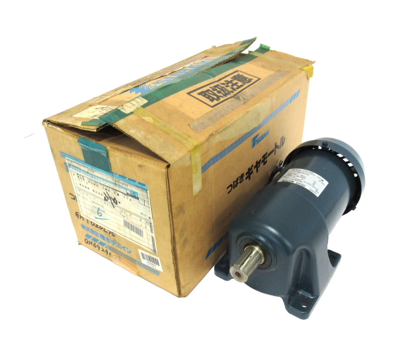 NEW TSUBAKI GMT020L75 GEAR MOTOR 460V 1:75 - SB Industrial Supply, Inc.
