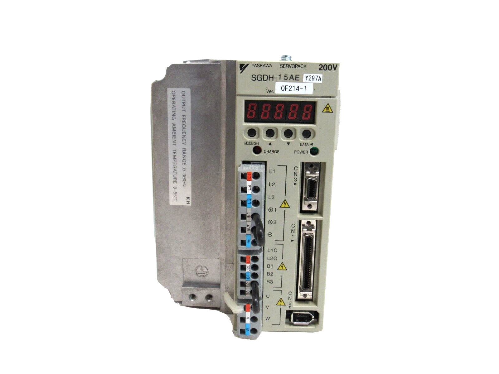 NEW YASKAWA ELECTRIC SGDH-15AEY297A SERVO AMPLIFIER WITH JUSP-NS100 ...