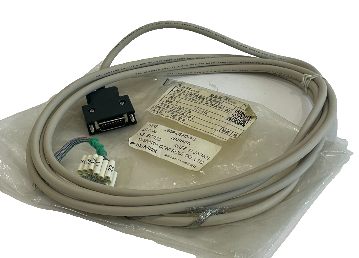 NEW YASKAWA JZSP-CSI02-3-E CABLE JZSPCSI023E - SB Industrial Supply, Inc.