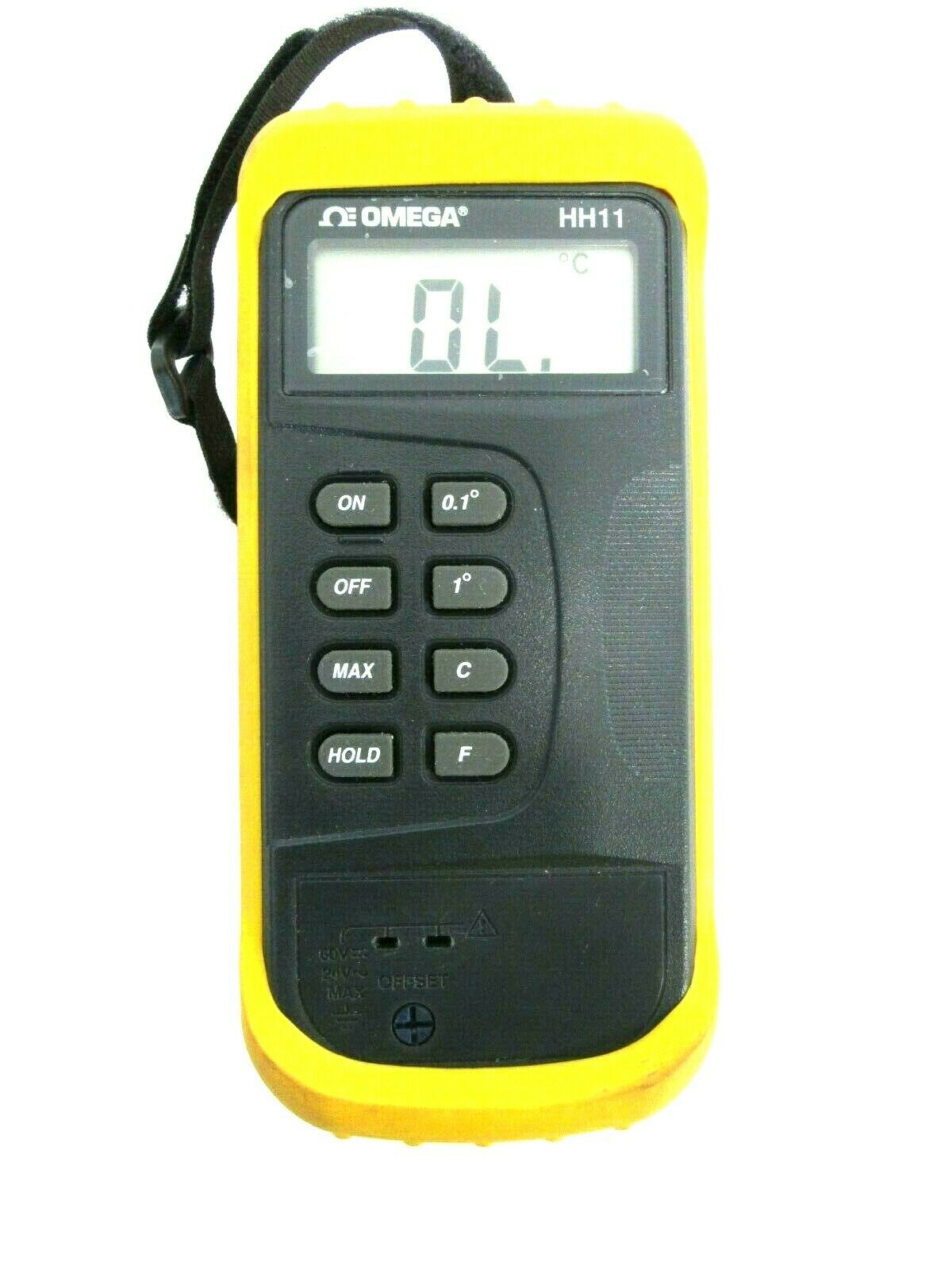 USED OMEGA HH11 THERMOCOUPLE THERMOMETER W/ BARNANT 600-1050 HP PRINTER ...