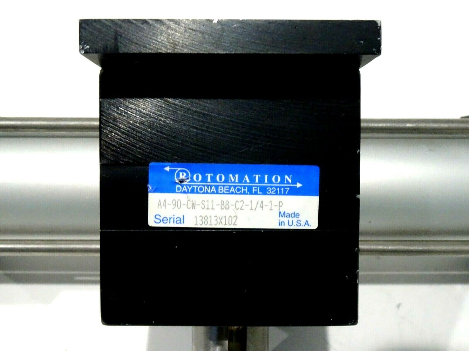 USED ROTOMATION A4-90-CW-S11-BB-C2-1 /4-1-P ROTARY ACTUATOR / CYLINDER ...
