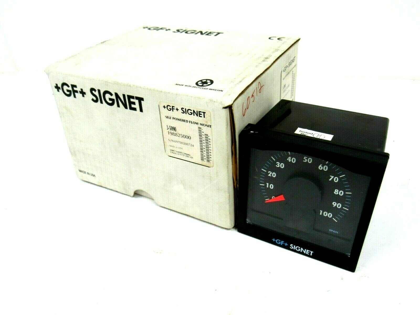 NEW GEORG FISCHER SIGNET 3-5090 SELF POWERED FLOW MONITOR 35090 - SB ...