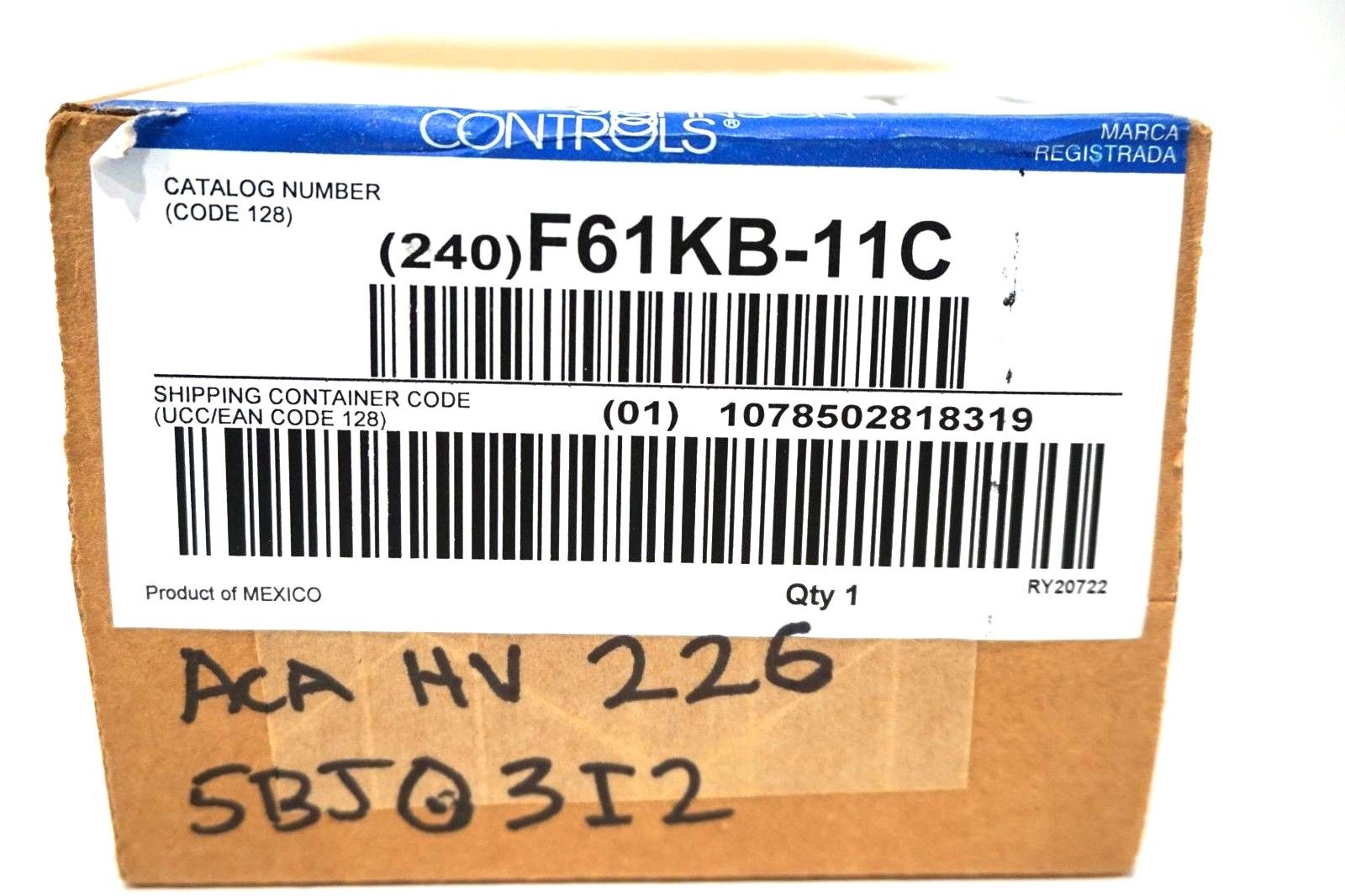 NEW JOHNSON CONTROLS F61KB-11C LIQUID FLOW SWITCH F61KB11C - SB ...