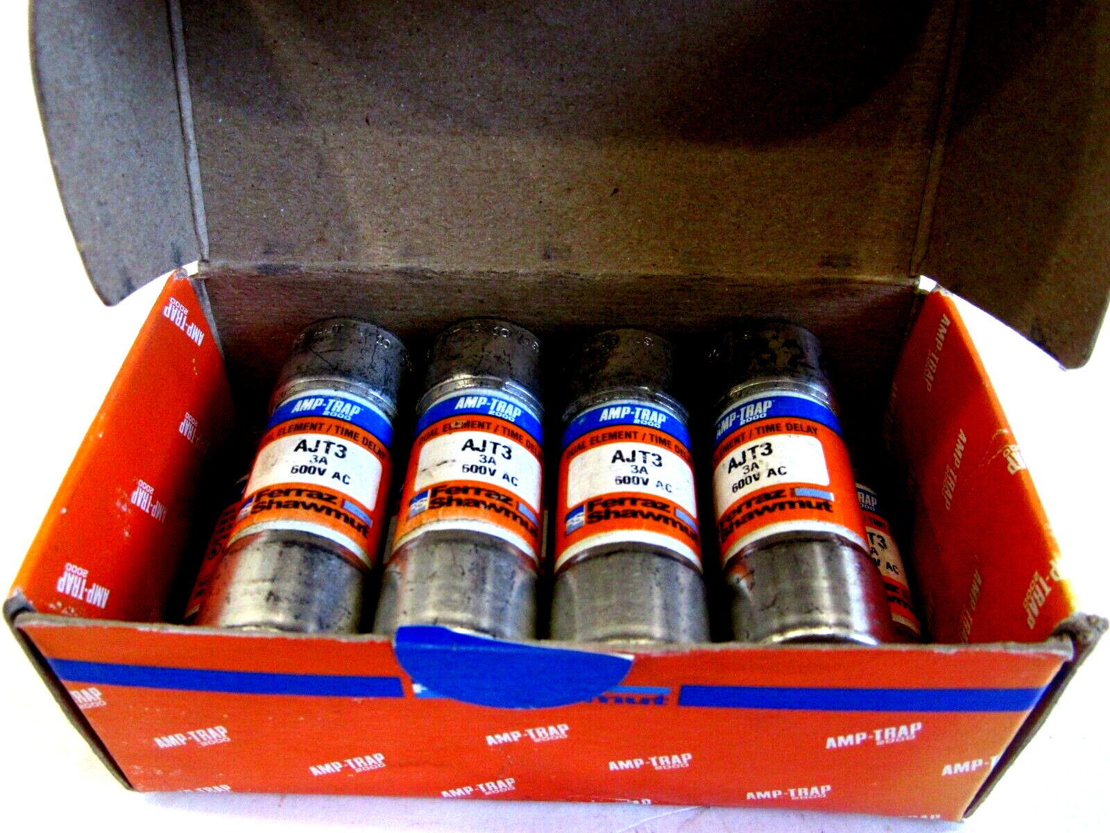 NEW LOT OF 9 FERRAZ SHAWMUT AJT3 FUSES 600V - SB Industrial Supply, Inc.