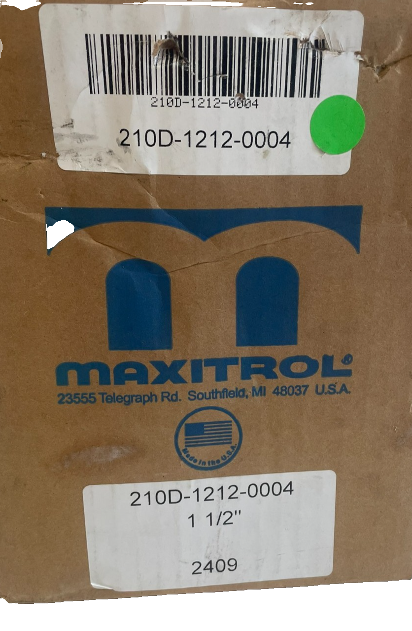 NEW MAXITROL 210D-1212-0004 PRESSURE REGULATOR 1 1/2" 210D12120004 - SB ...