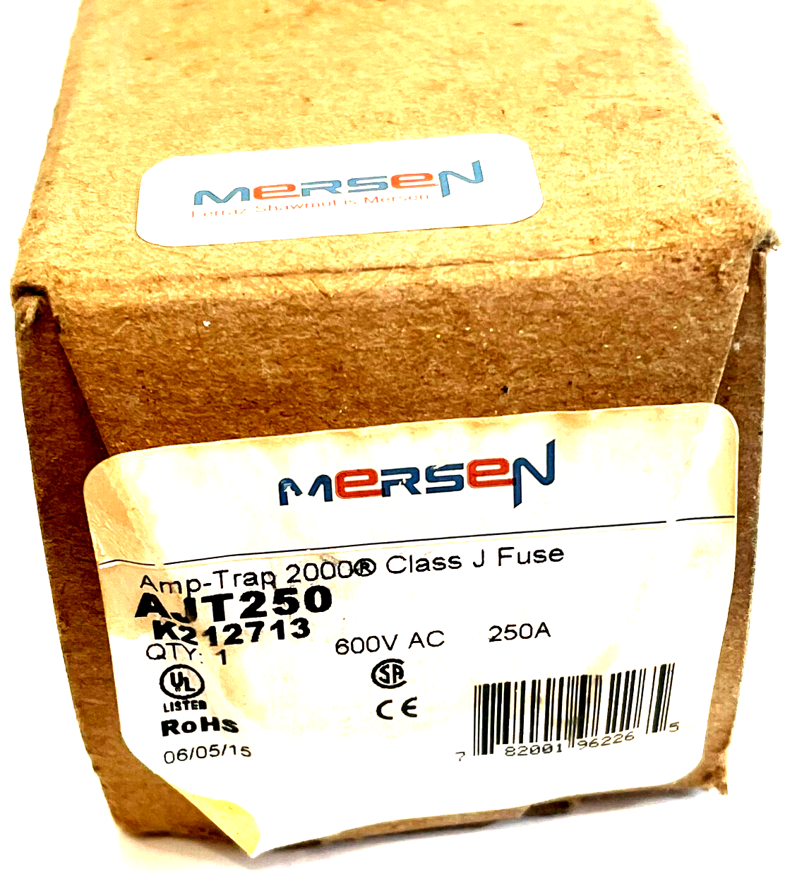 NEW MERSEN AJT250 FUSE 250AMP 600 V - SB Industrial Supply, Inc.
