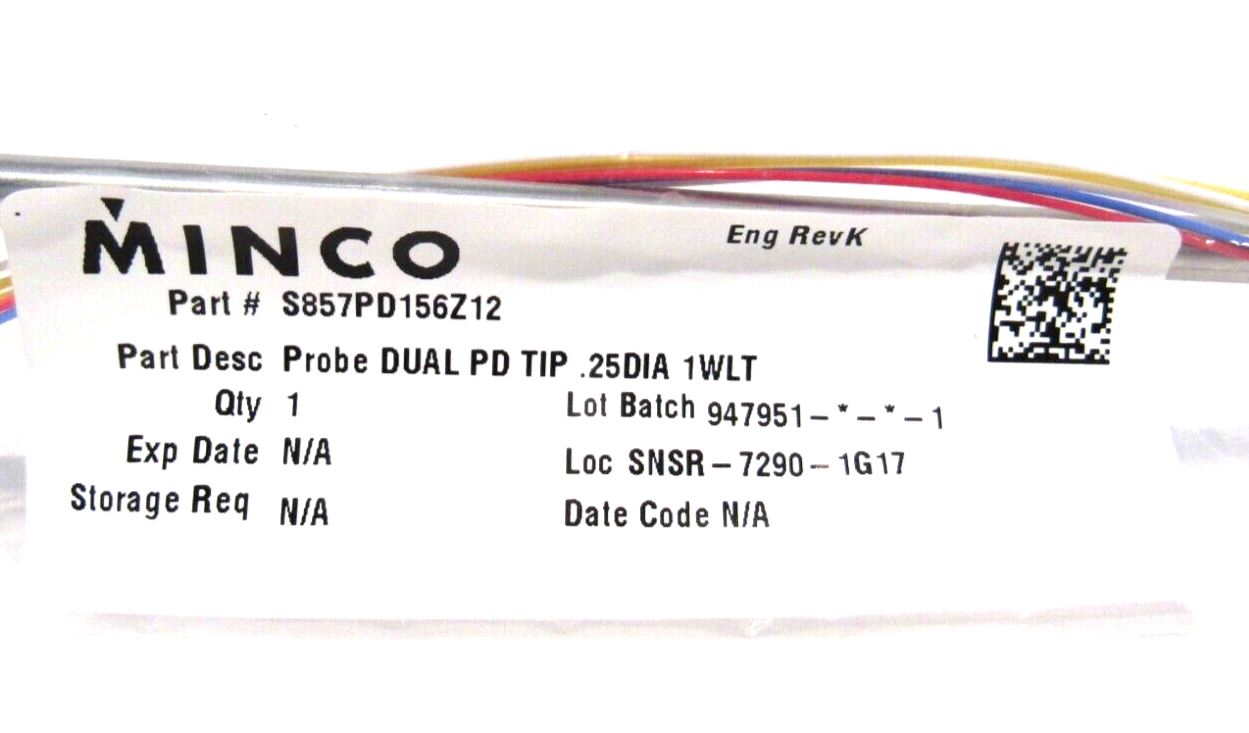 NEW MINCO S857PD156Z12 PROBE DUAL PD TIP .25DIA - SB Industrial Supply ...