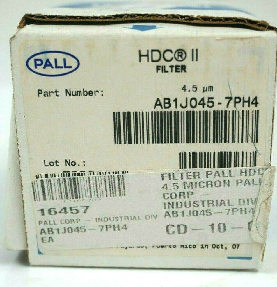 NEW PALL HDC II AB1J045-7PH4 FILTER AB1J0457PH4 - SB Industrial Supply ...