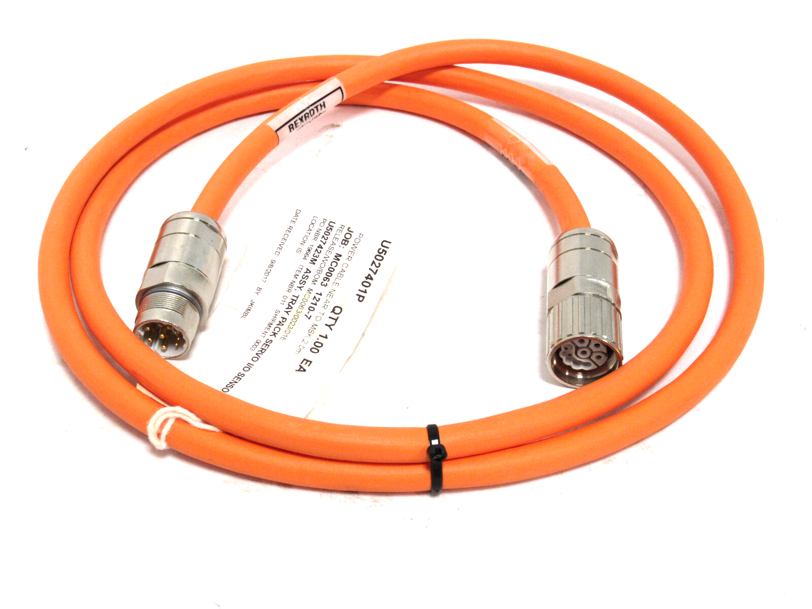 NEW REXROTH R911310544 CABLE RKL4305 2.0M - SB Industrial Supply, Inc.