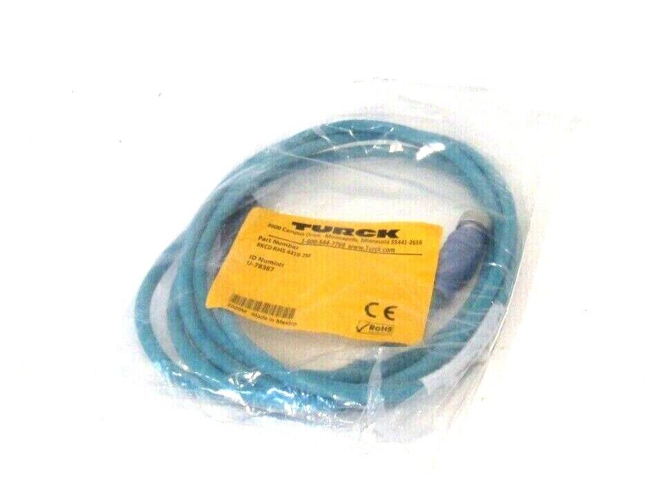 NEW TURCK RKCD RJ45 4410-2M CORDSET U-78387 RKCDRJ4544102M - SB ...