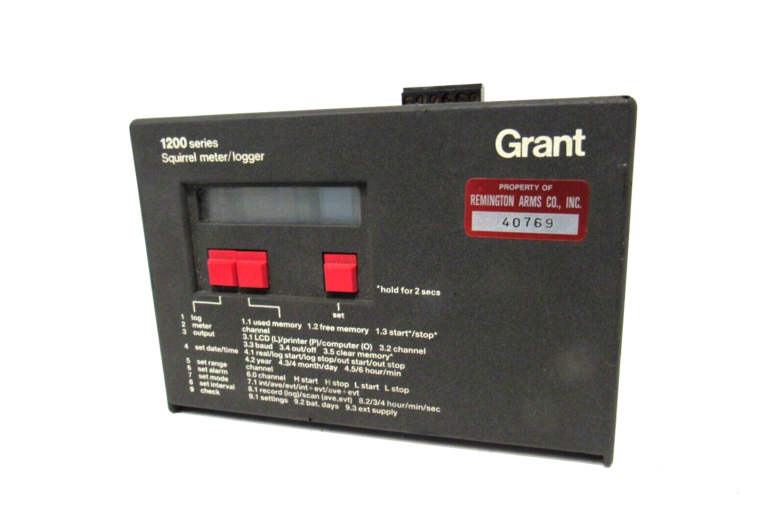 USED GRANT INSTRUMENTS TYPE 1203 SQUIRREL METER/ LOGGER - SB Industrial ...