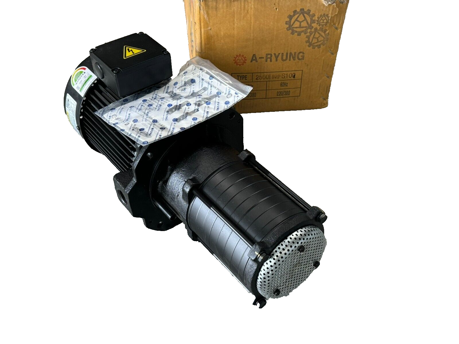 NEW A-RYUNG MACHINERY ACP-2500HMFS100 COOLANT PUMP 220/380V 50/60HZ ...