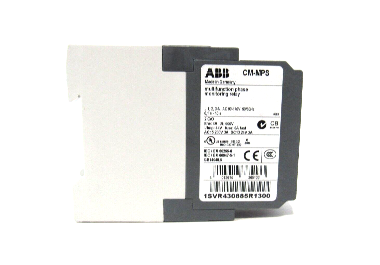 NEW ABB CM-MPS MONITORING RELAY 1SVR430885R1300 CMMPS - SB Industrial ...