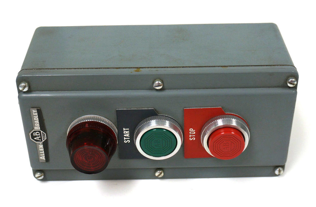 NEW ALLEN BRADLEY 800T-2TAP PUSHBUTTON STATION SER. L, 800T2TAP - SB ...